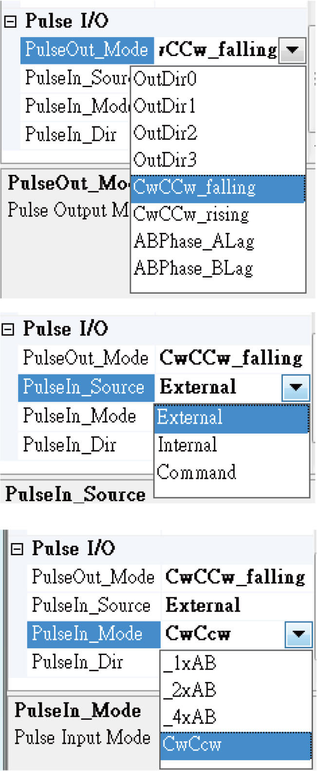 Self-test method for 102-M1A1-GEN_102-T1A1-DUM Pulse Encoder EtherCAT I ...