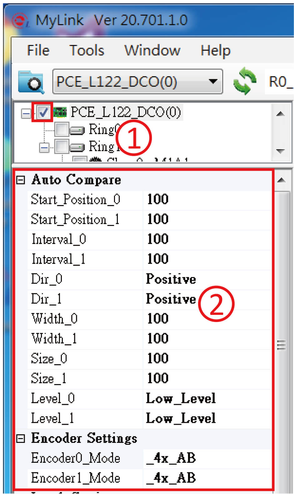 How to implement the Trigger for PCE-L122(3)-DCO in the MyLink tool ...
