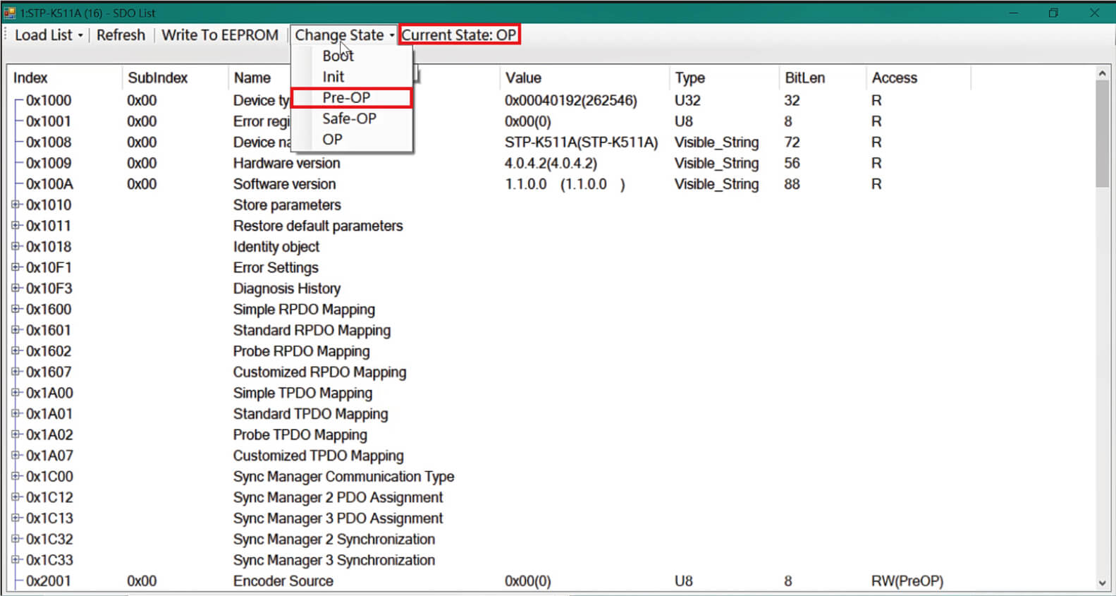 How to Change Differential Settings on STP-K51xA via EtherCAT Master EtherCAT I/O Solutions ...