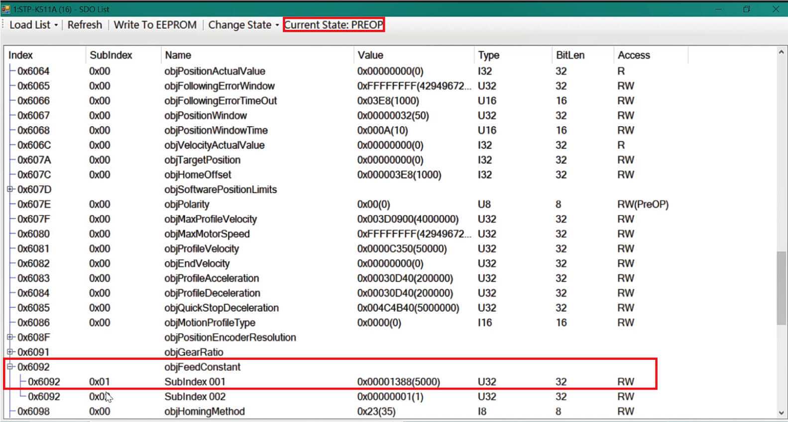 How to Change Differential Settings on STP-K51xA via EtherCAT Master EtherCAT I/O Solutions ...